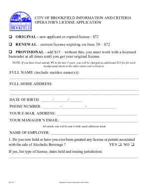 Fillable Online Instructions for Completing the Permit Application for ...