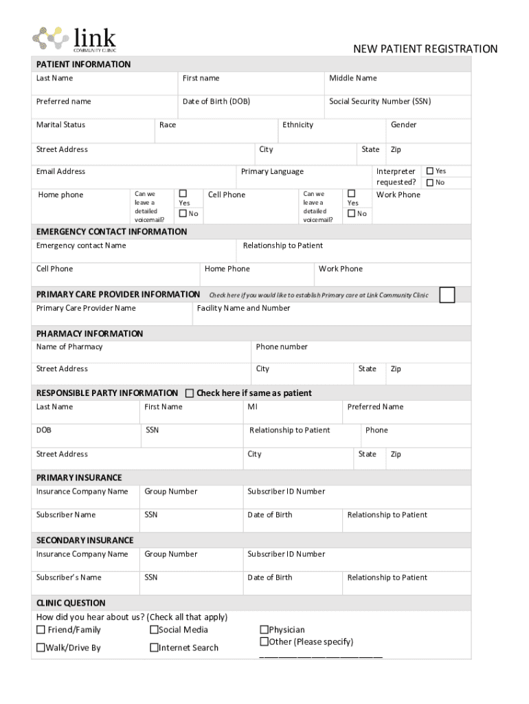 Fillable Online Preferred name Fax Email Print - pdfFiller