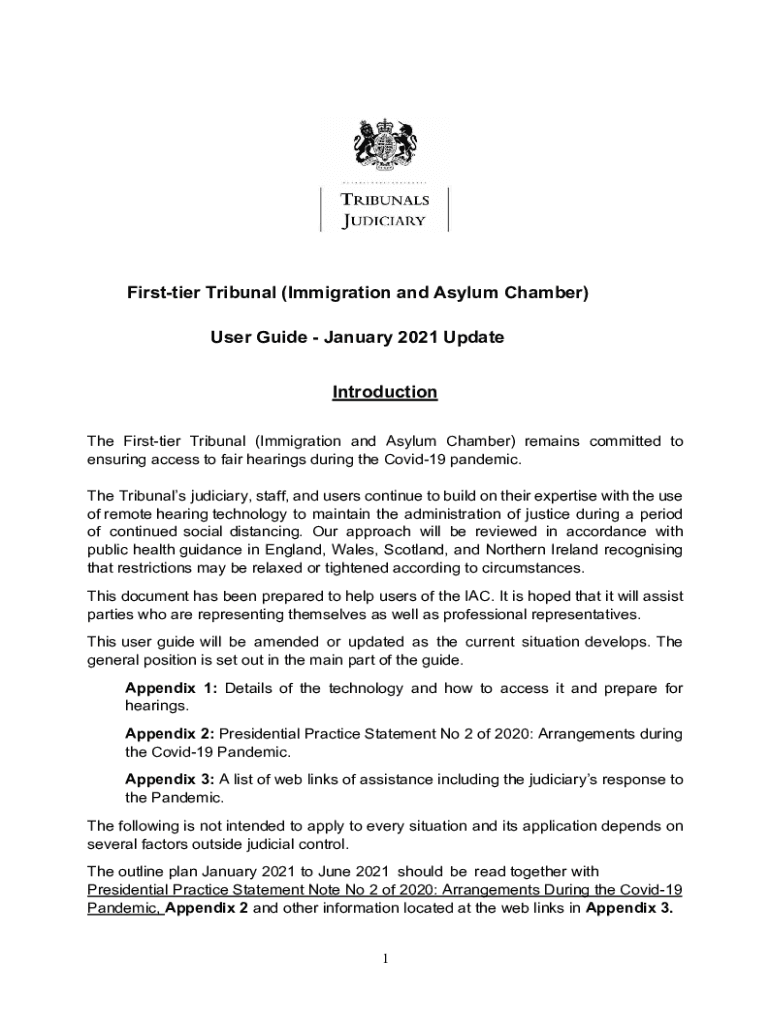 Fillable Online First-tier Tribunal (Immigration and Asylum Chamber ...