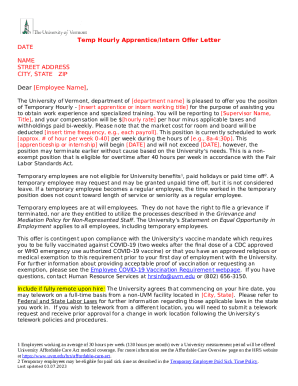 How To Write Internship Offer LetterSample and Example Doc Template ...