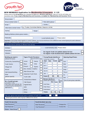 Fillable Online 30 Membership Application Form Templates Word, Excel ...