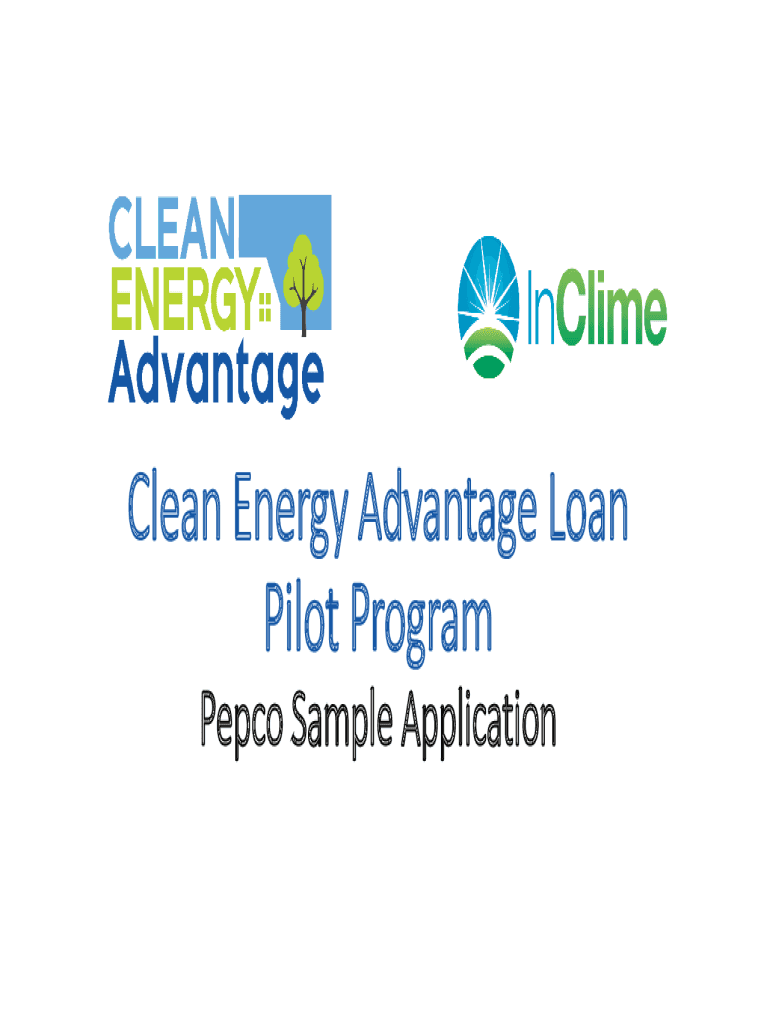 Fillable Online Pepco Sample Application Fax Email Print - pdfFiller