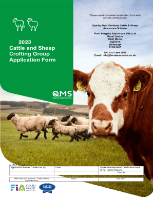 Fillable Online 2023 Cattle and Sheep Application Form Fax Email Print ...