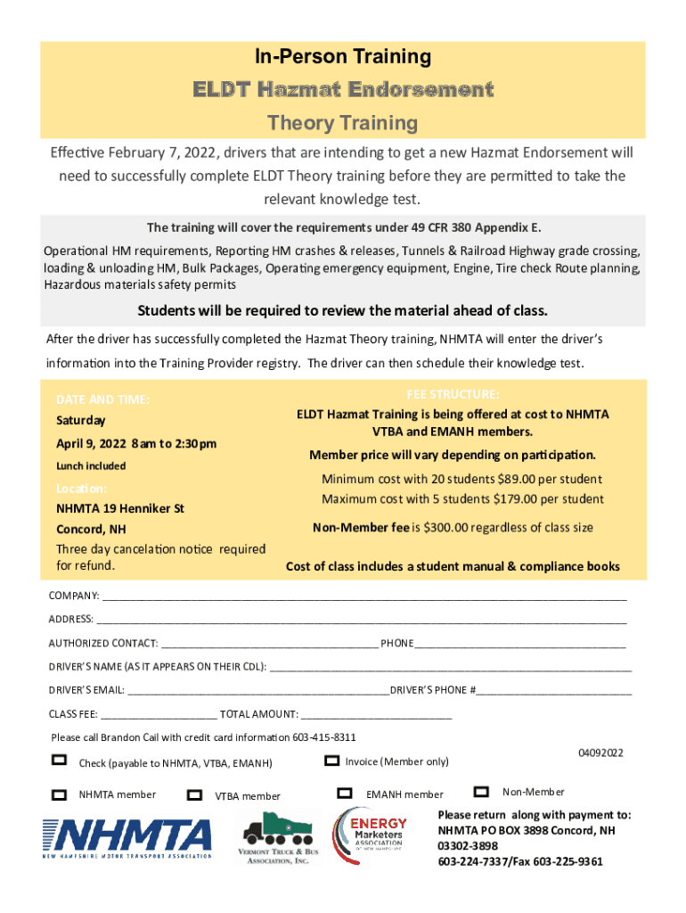 Fillable Online New Entry-Level Driver Training Rules Now In Effect Fax ...