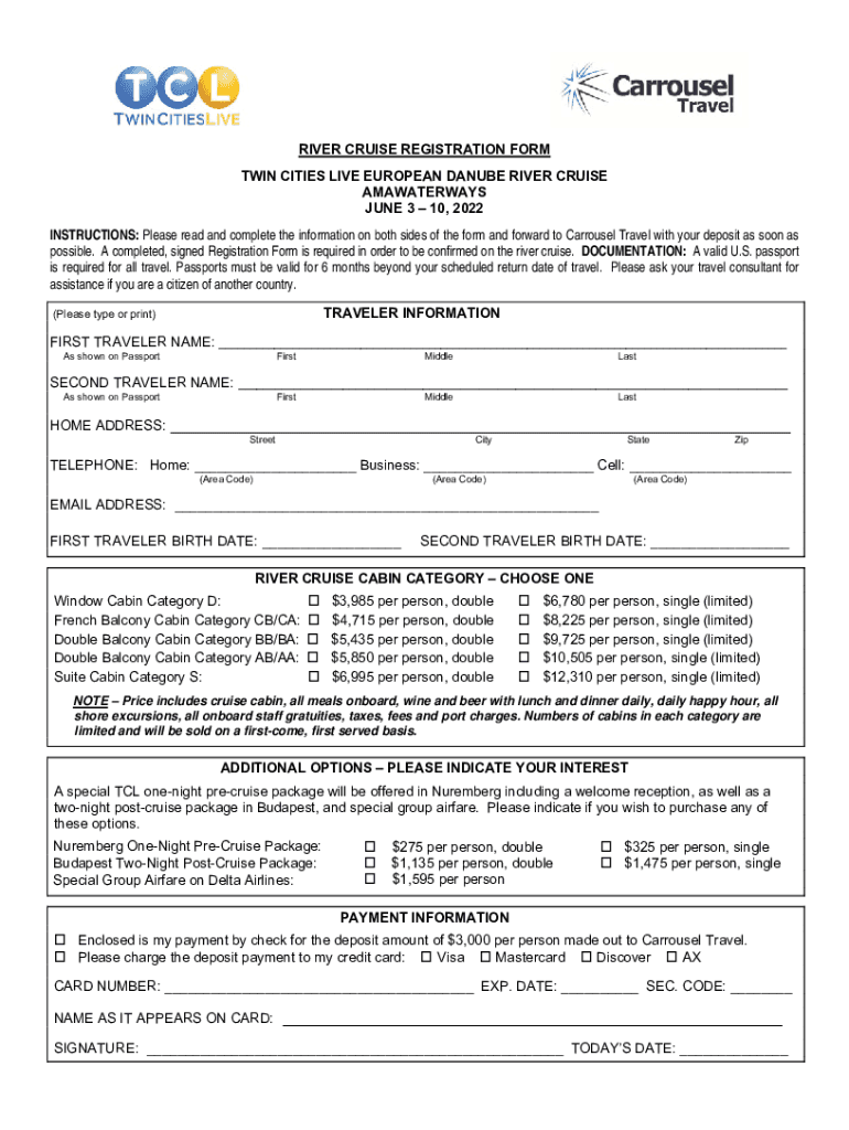 Fillable Online 26 Helpful Things to Know your First Time on a River Cruise Fax Email Print ...