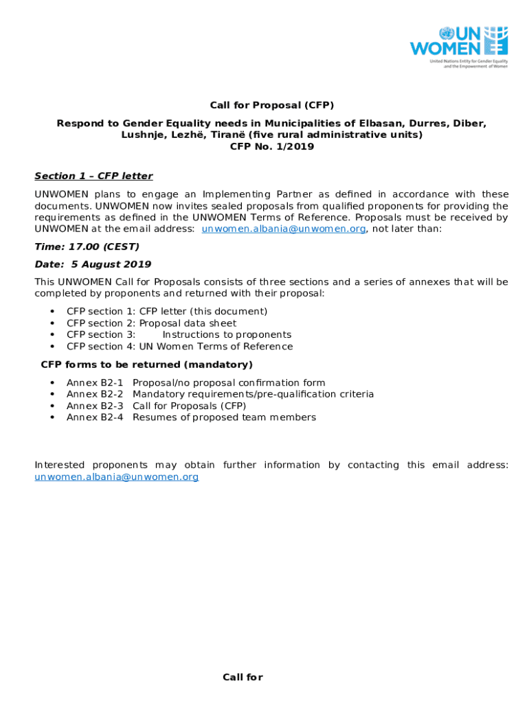 Section 2: Proposal data sheet Doc Template | pdfFiller