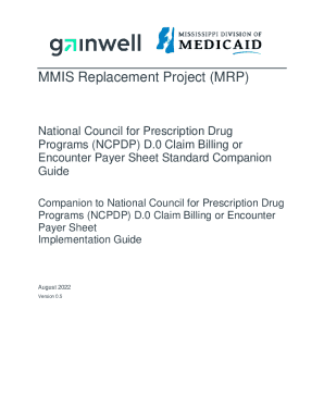 Fillable Online medicaid ms Ncpdp d.0 file layout Fax Email Print ...