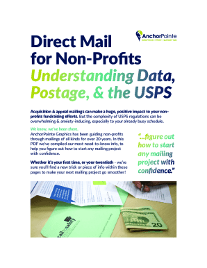 Fillable Online Direct Mail for Non-Profits Understanding Data, Postage ...