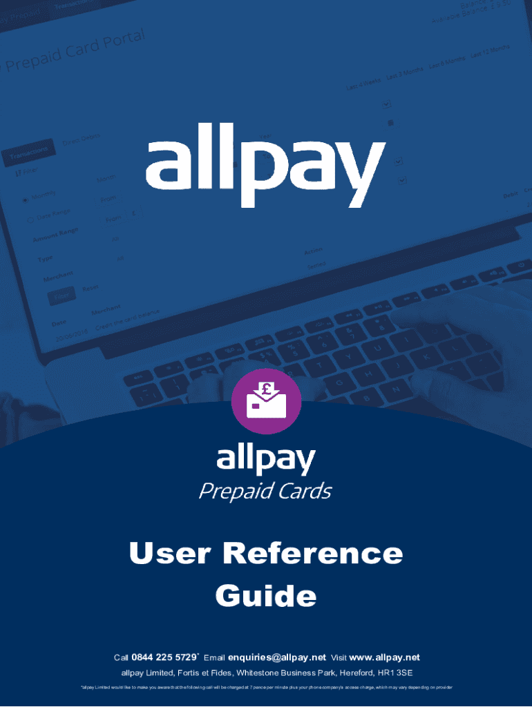 Fillable Online Pay rent onlineHow to create an allpay account Fax ...