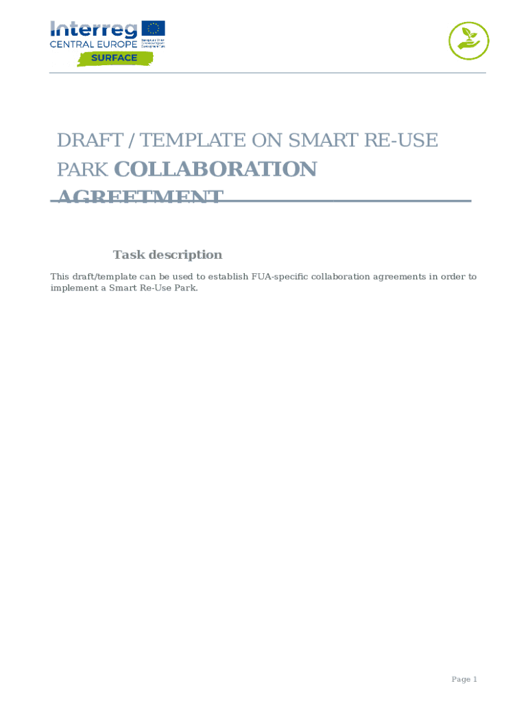Free Collaboration Agreement Template Doc Template | pdfFiller