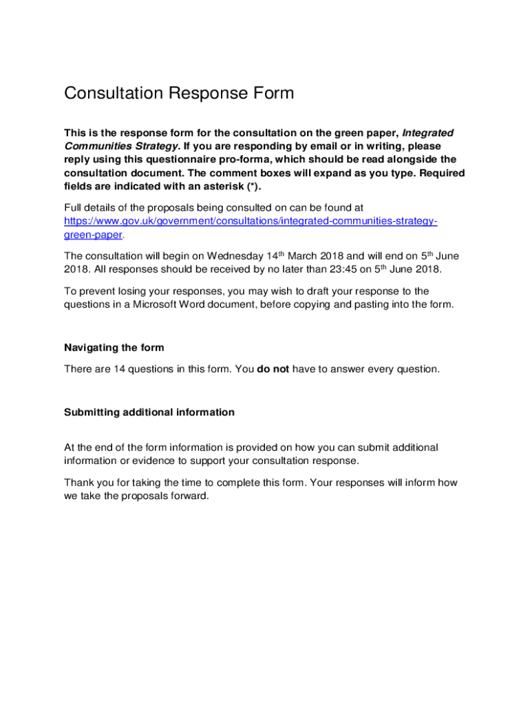 Fillable Online SEND and AP green paper: responding to the consultation ...