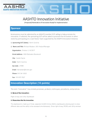 Fillable Online web transportation Aashto america's transportation ...