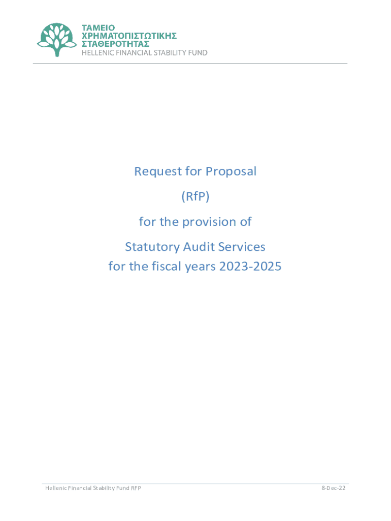 Fillable Online Request for Proposal (RFP)Audit Services Fax Email ...