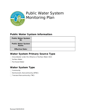 TCEQ Surface Water and Groundwater Under the Influence ... Doc Template ...