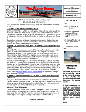 Fillable Online Mayor's message: Planning pays off for airport Fax ...