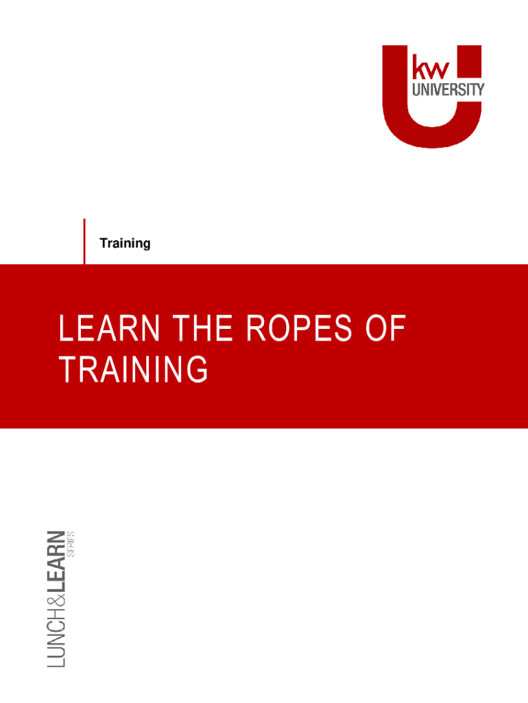 Fillable Online Learn the Ropes of Training - ppt download Fax Email ...