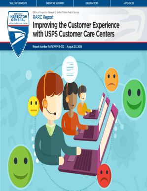 Fillable Online Improving the Customer Experience with USPS ... Fax ...