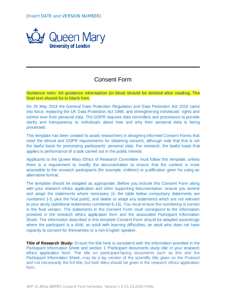 C-QMERC-Consent--template-v1.0---01-October ... - Course Hero Doc Template | pdfFiller