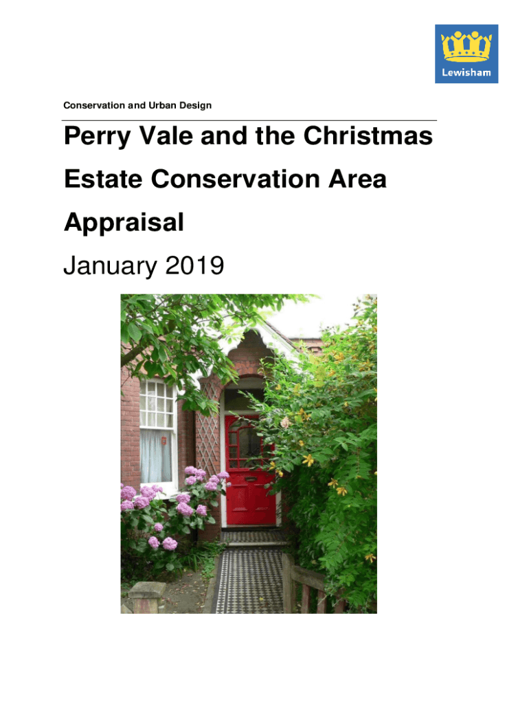 Fillable Online Perry Vale and the Christmas Estate Conservation Area ...