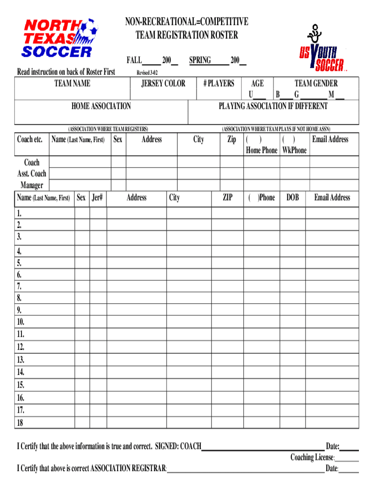 Fillable Online III. Check-In & Roster Verification Process Fax Email ...