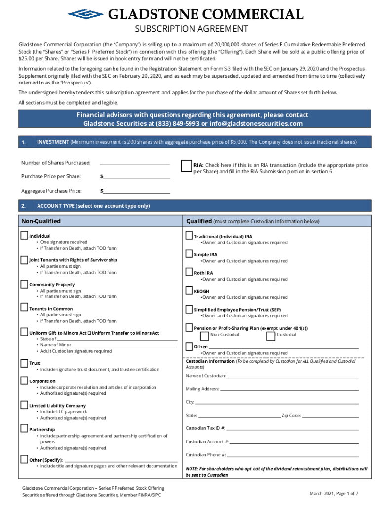 Fillable Online Form of Certificate for 6.00% Series F Cumulative ...