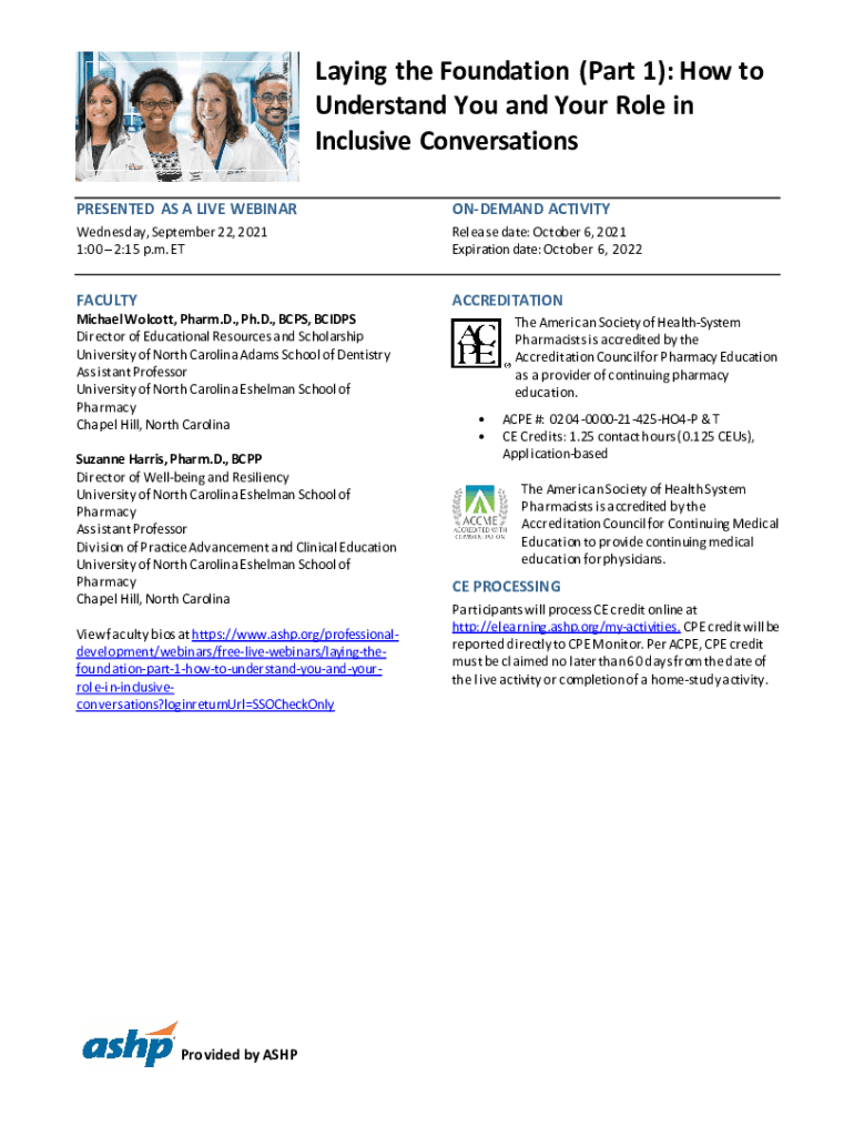 Fillable Online Can't Miss Diversity, Equity and Inclusion Sessions for ...