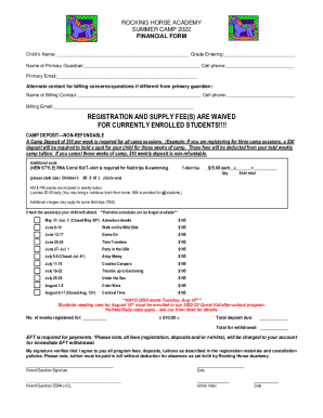 Fillable Online FINANCIAL FORM Fax Email Print - pdfFiller