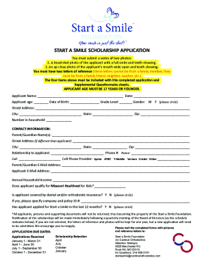 Fillable Online Brayces-Orthodontics-Smile-for-a-Lifetime-Application ...