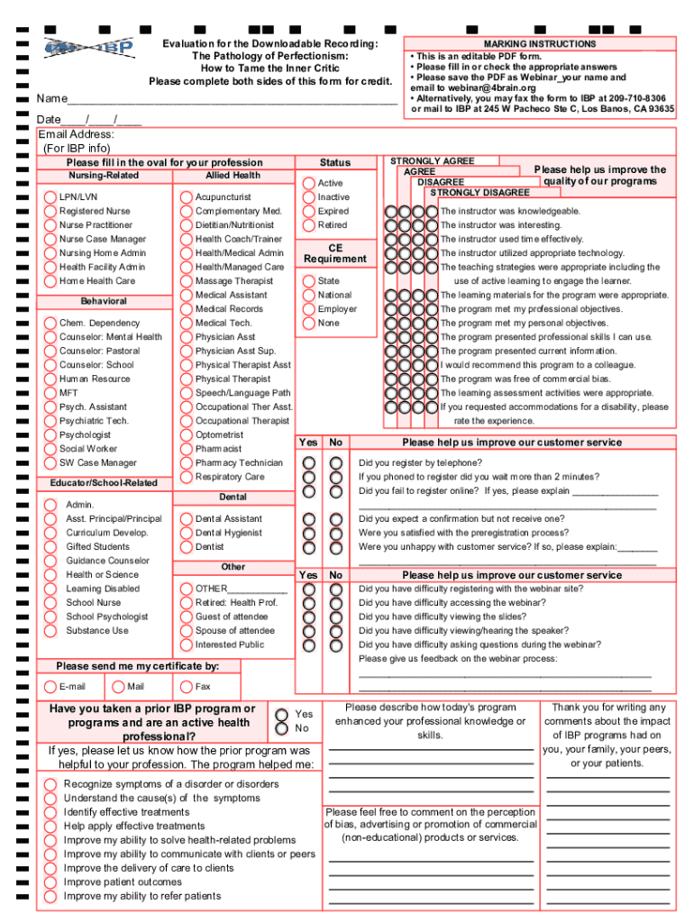 Fillable Online The Perfection Detox: Tame Your Inner Critic, Live Bravely ... Fax Email Print ...