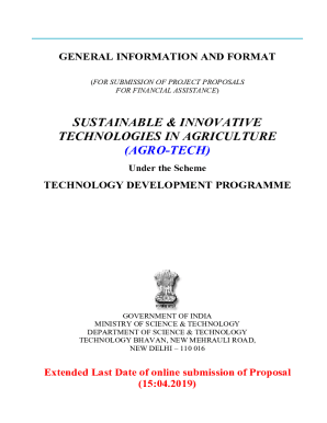 Fillable Online dst gov Funding Proposal template Fax Email Print ...