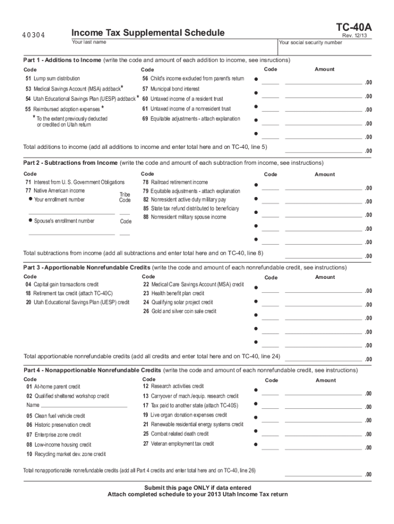 Fillable Online Form Tc 40A. Boards and Commissions Fax Email Print ...