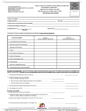 Fillable Online State Department of Assessments and Taxation Office ...