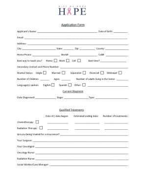 Fillable Online Applicants Name: Date of birth: Fax Email Print - pdfFiller