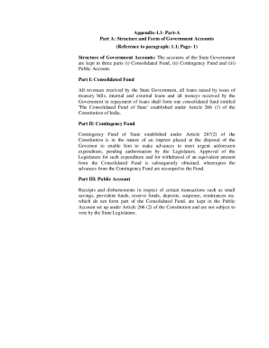 Fillable Online Structure and Form of Government Accounts (Reference to ...