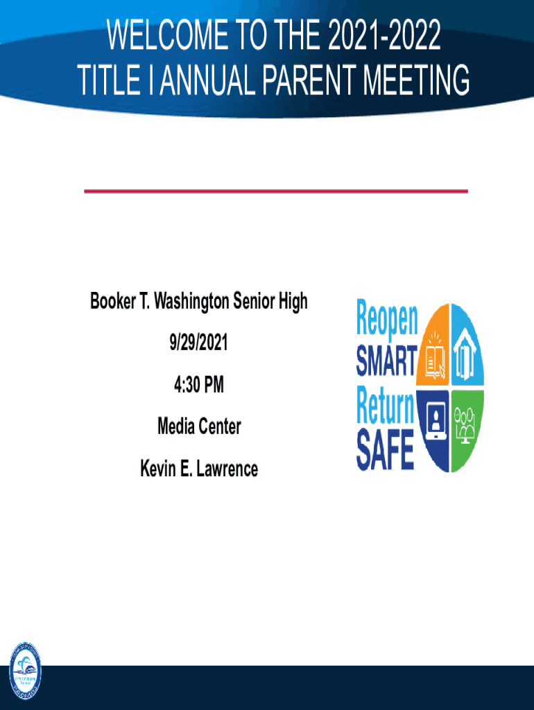 Fillable Online Booker T. Washington High School Fax Email Print ...
