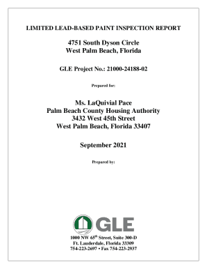 Fillable Online limited lead-based paint inspection report Fax Email ...