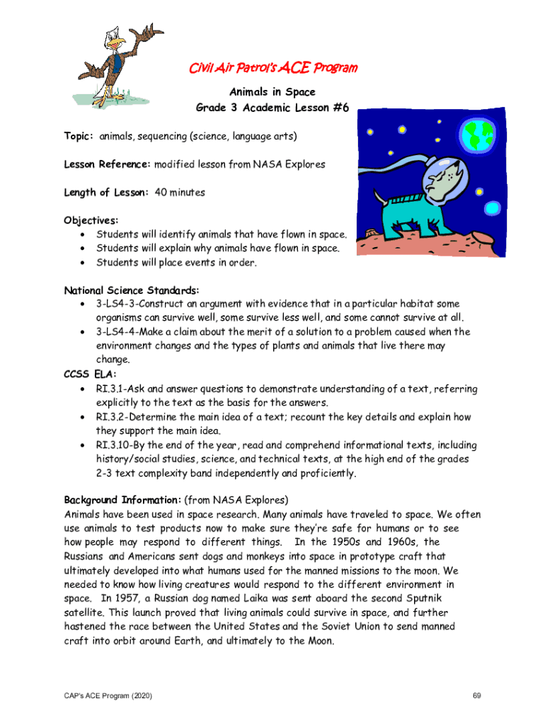Fillable Online Enrichment Ideas and Resources for the ACE Program Fax ...