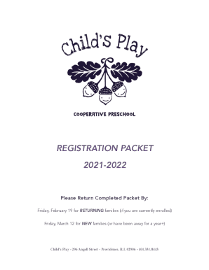 Fillable Online Fillable 2021-2022 Reg Forms Fax Email Print - pdfFiller