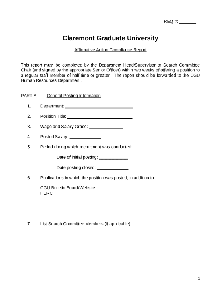 Affirmative-Action-Compliance-Report-Hiring-Process- ... Doc Template ...