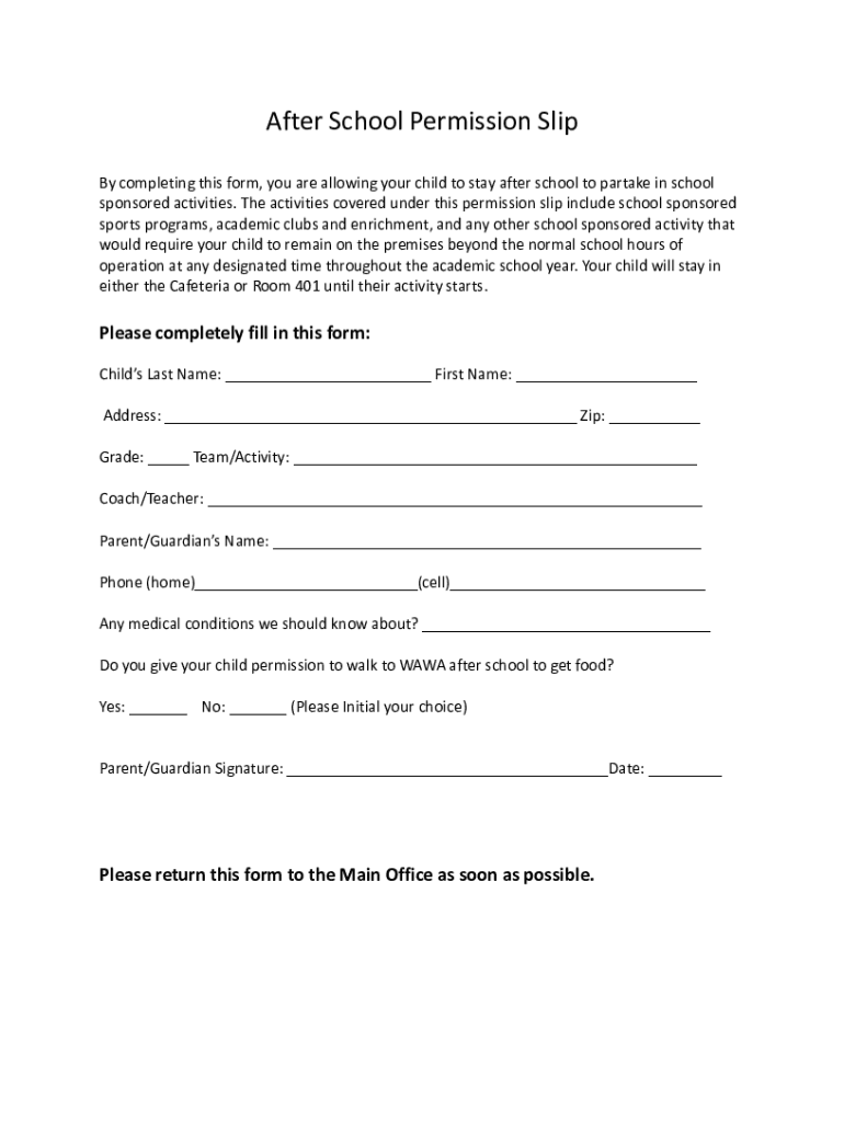 Fillable Online Example consent form for activities and events Fax ...