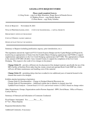 Fillable Online Legislative Request Form. 00138012.DOC; 2 Fax Email ...