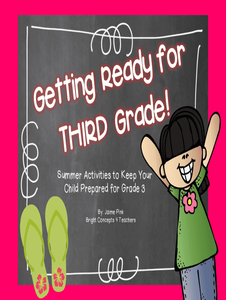 Fillable Online Summer Activities to Keep Your Child Prepared for Grade 3 Fax Email Print ...