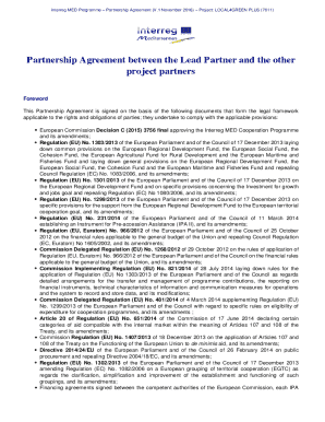 Fillable Online Interreg Europe Third Call Partner Declaration Template ...