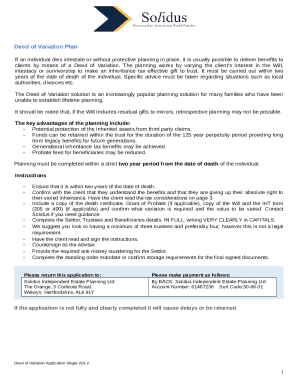 Everything You Need To Know About A Deed Of Variation. Doc Template ...