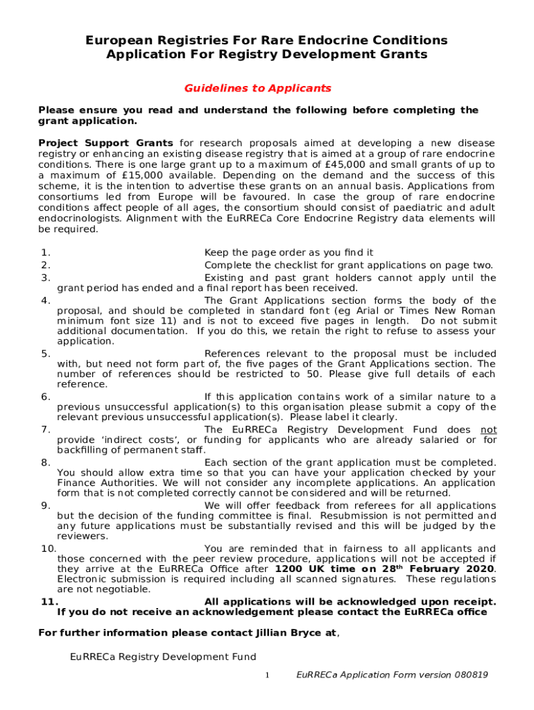 Preparing a grant application for first time Doc Template | pdfFiller