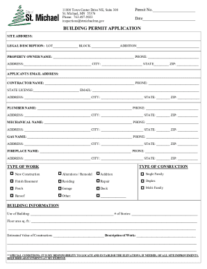 Fillable Online FINISH BASEMENT - St. Michael, MN Fax Email Print ...