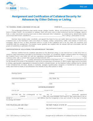 Fillable Online Advances, Collateral Pledge and Security Agreement Fax ...