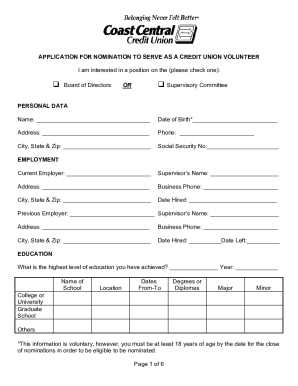 Fillable Online Nominate someone for an honour or award: Overview Fax ...