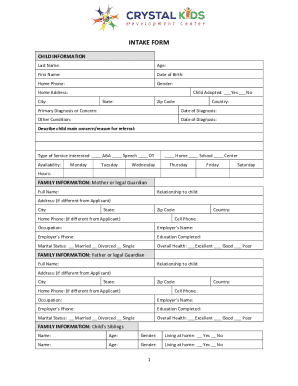 Fillable Online International Intake Form - Dallas Fax Email Print ...