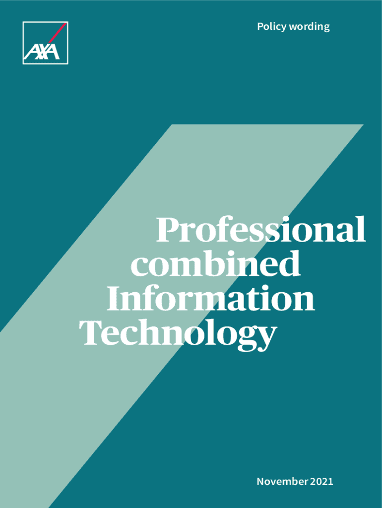 Fillable Online Professional combined Information Technology Fax Email ...